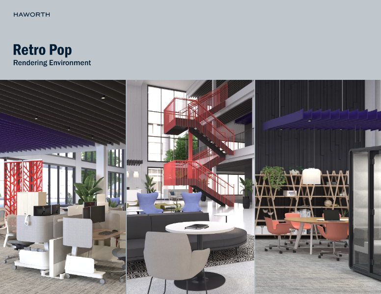 Environmental Rendering Package - Retro Pop! | Details Page | Haworth