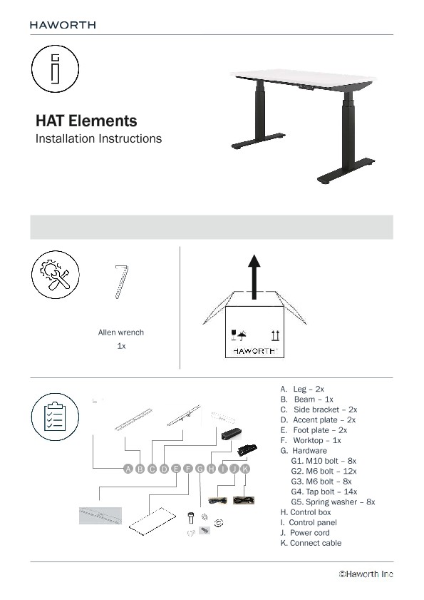 HAT Elements Installation Guide [Shopee] | File details | Haworth