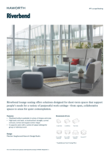 Riverbend product sheet | 文件详细信息 | Haworth