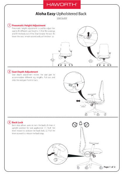 Aloha Easy User Guide | File details | Haworth