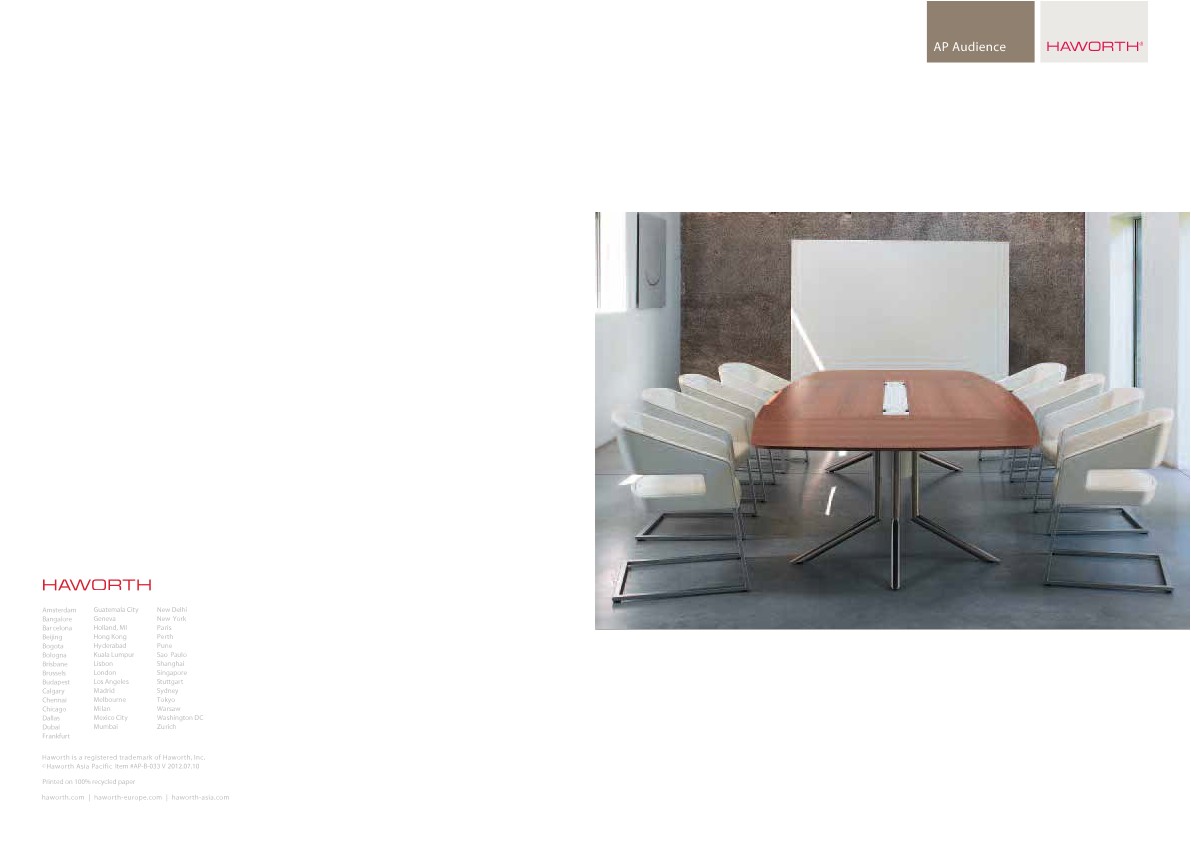 Audience Brochure | File details | Haworth