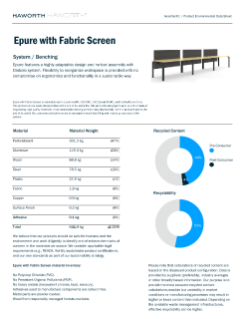 Epure with Fabric Screen PEDS | 文件详细信息 | Haworth