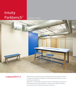 Intuity Parkbench Product Sheet | 文件详细信息 | Haworth