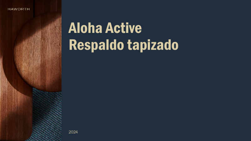 Aloha Active Respaldo tapizado presentación | Detalles del archivo ...