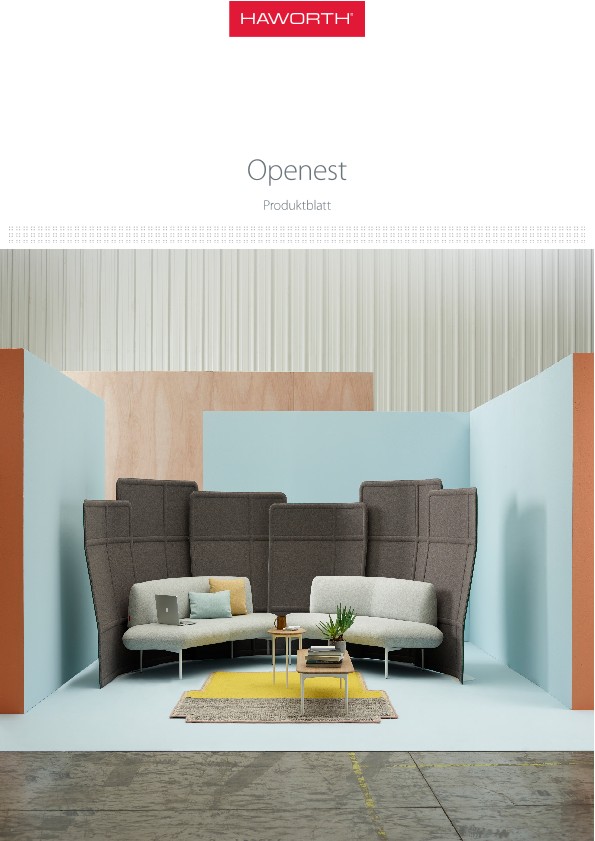 [DE] Openest product sheet | Détails du fichier | Haworth