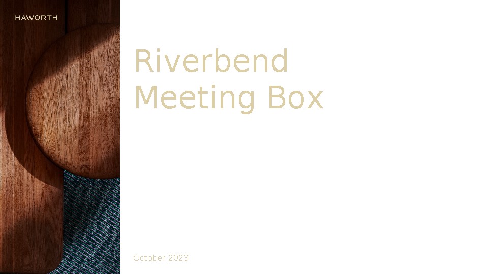 Presentación Riverbend Meeting Box | Detalles del archivo | Haworth