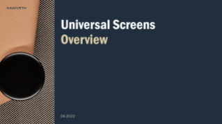 Universal Screen presentation | File details | Haworth