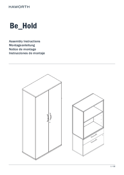 Be_Hold assembly instructions | File details | Haworth
