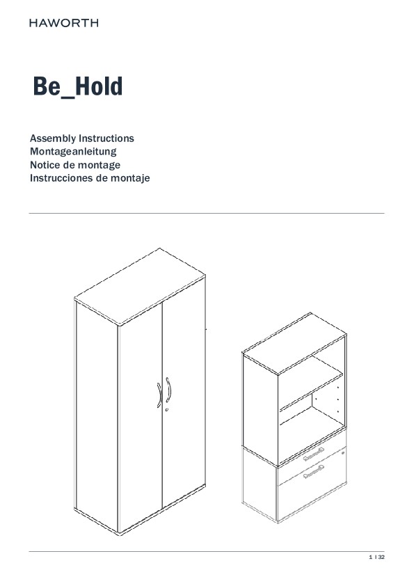 Be_Hold assembly instructions | File details | Haworth