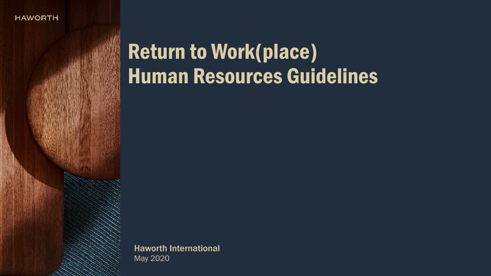 Return to Work(place) - HR support | File details | Haworth