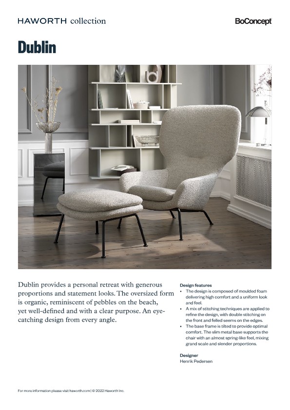 Dublin product sheet | File details | Haworth