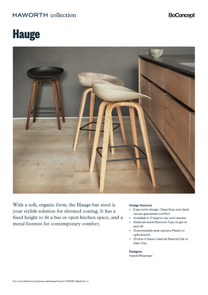 Hauge Product Sheet | File details | Haworth