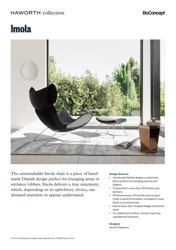 Imola product sheet | File details | Haworth