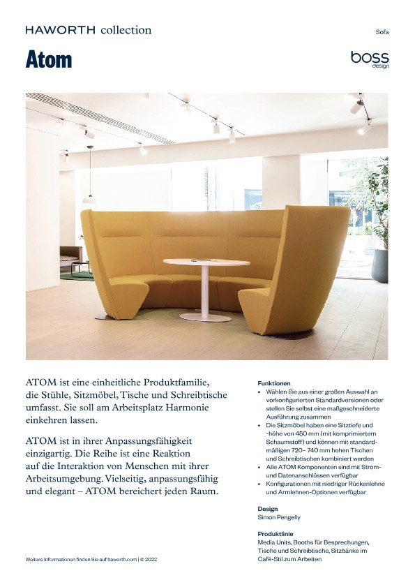 [DE] Atom - Fiche produit | Détails du fichier | Haworth