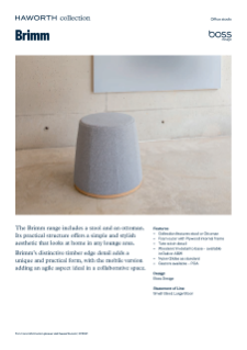 BRIMM Product Sheet | File details | Haworth