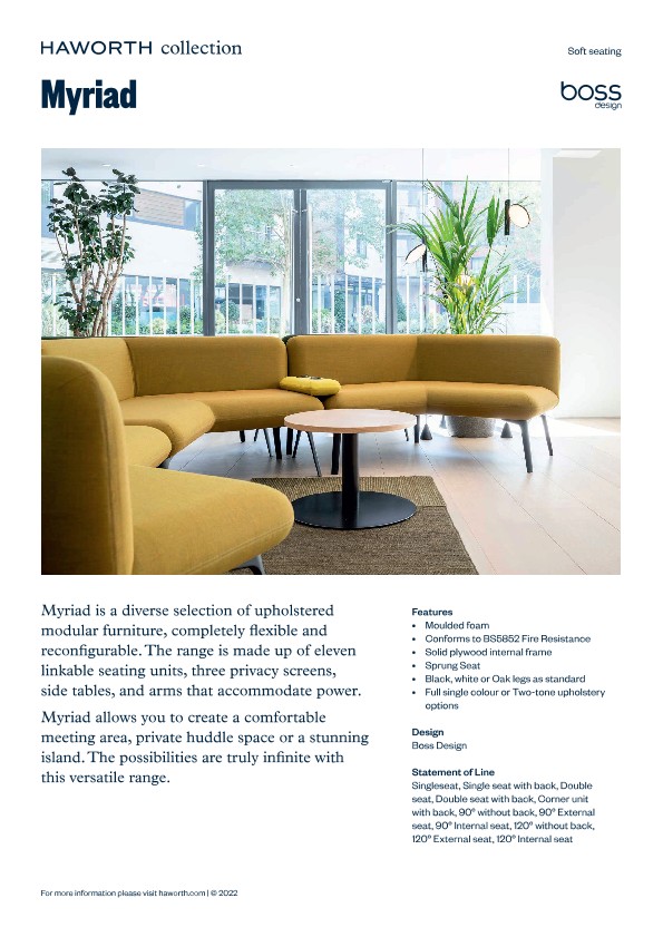 Myriad Product Sheet | File details | Haworth