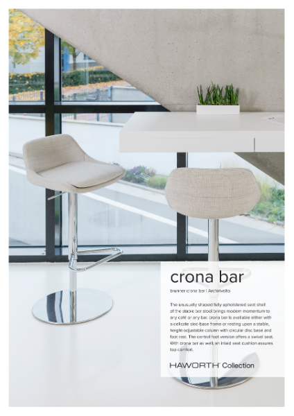 crona bar product sheet | File details | Haworth