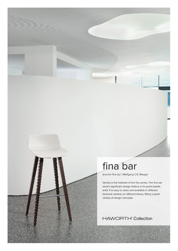 fina bar product sheet | File details | Haworth