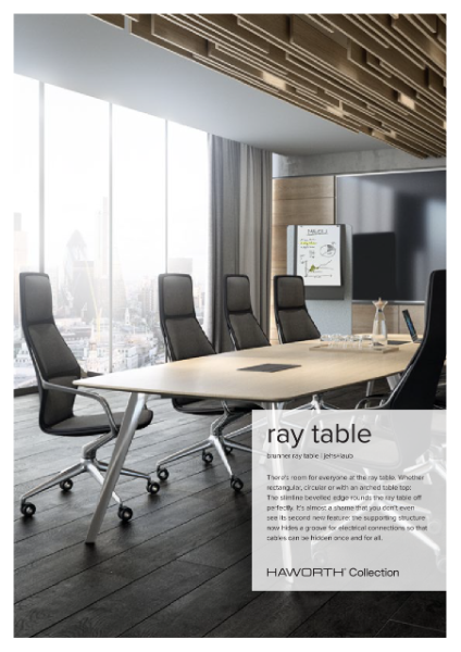 ray table product sheet | File details | Haworth