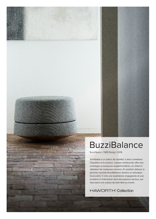 BuzziBalance - Fiche produit | Détails du fichier | Haworth