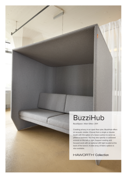 BuzziHub product sheet | 文件详细信息 | Haworth