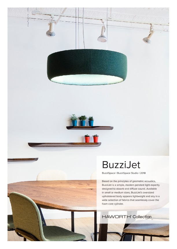 BuzziJet product sheet | File details | Haworth