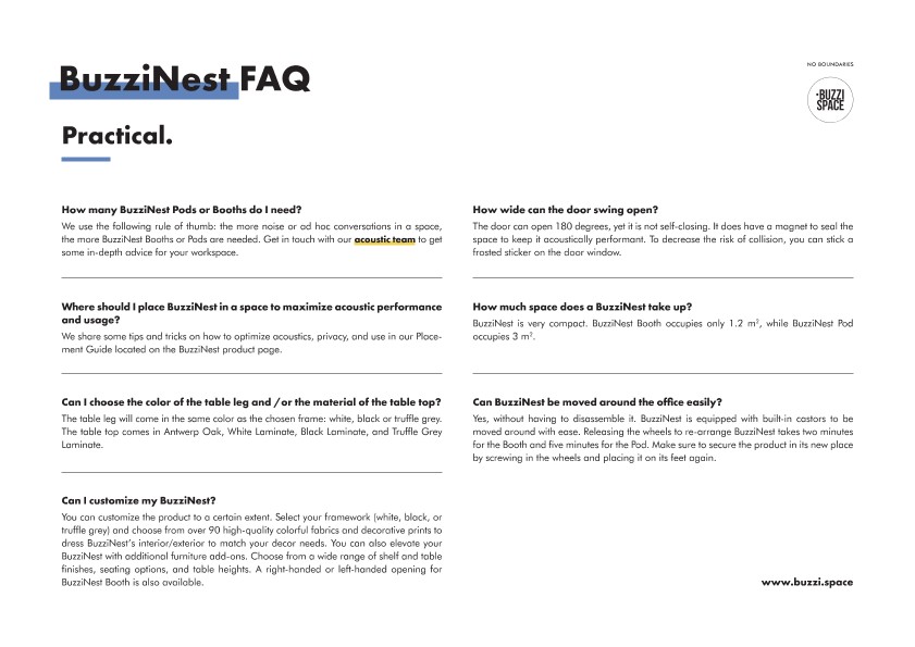 BuzziNest - Frequently Asked Questions | File details | Haworth