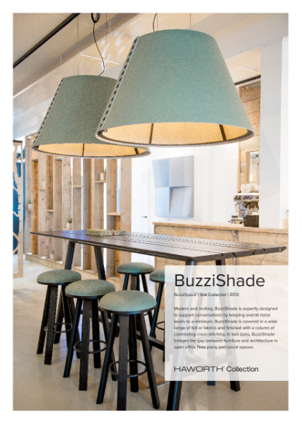 BuzziShade product sheet | File details | Haworth