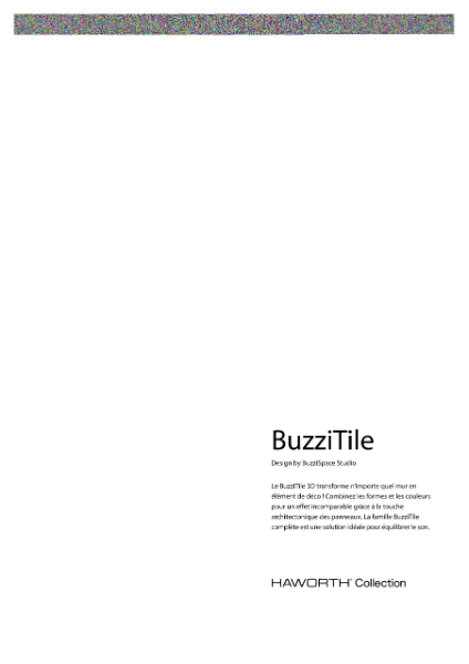 [FR] BuzziTile product sheet | File details | Haworth
