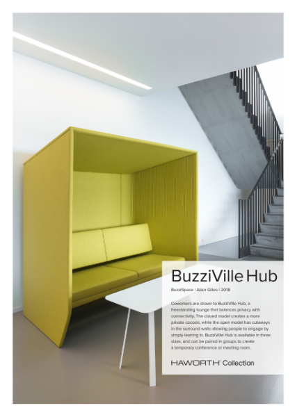 BuzziVille Hub Open product sheet | File details | Haworth