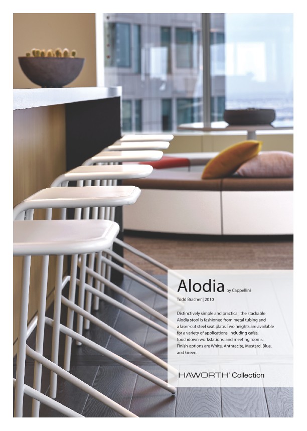 Alodia product sheet | File details | Haworth