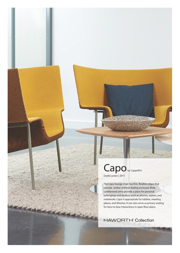 Capo product sheet | Détails du fichier | Haworth