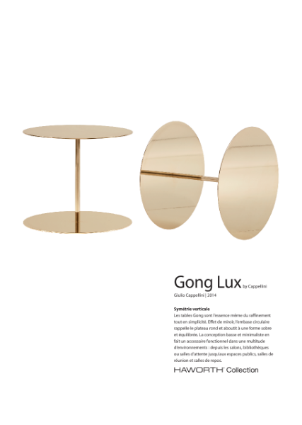 [FR] Gong product sheet | File details | Haworth
