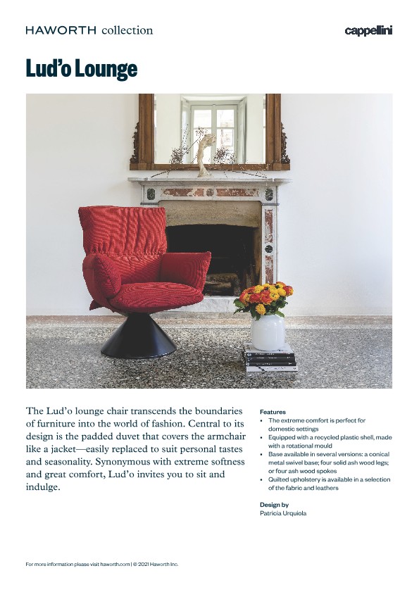 Lud'o Lounge product sheet | File details | Haworth