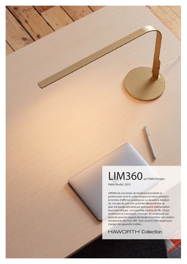 LIM360 - Fiche produit | Détails du fichier | Haworth