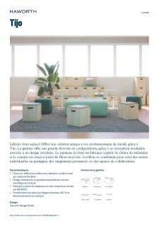 [FR] Tijo Product Sheet | File details | Haworth