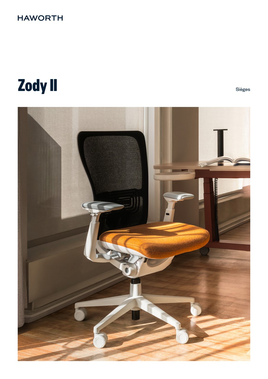 Zody II Fiche produit | Détails du fichier | Haworth