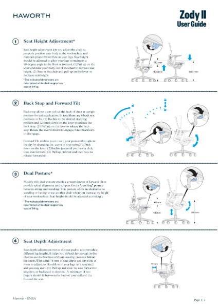 Zody II User Guide | File details | Haworth