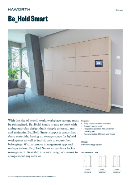 Be_Hold Smart Product sheet | File details | Haworth