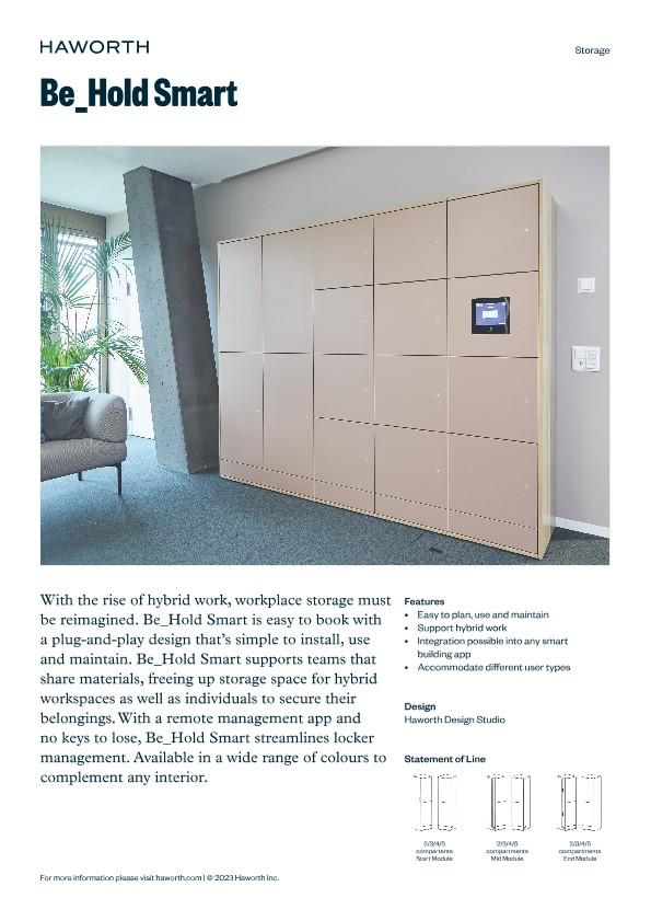 Be_Hold Smart Product sheet | File details | Haworth