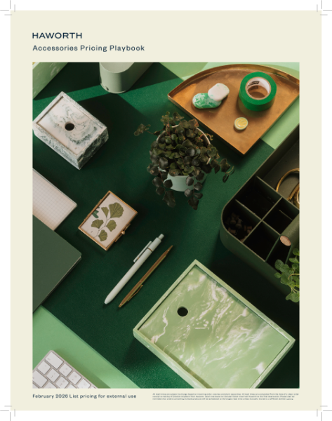 Accessories Playbook - External PRINT | Details Page | Haworth