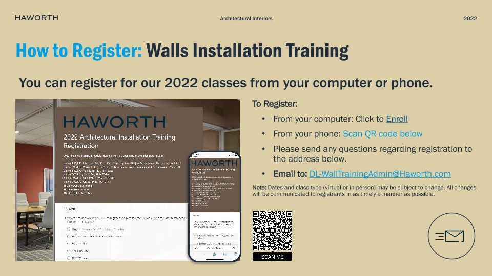 Walls Installation Training | Details Page | Haworth