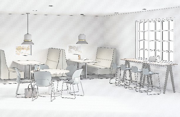 Organic Workspace Idea Starters - Cafe | Details Page | Haworth