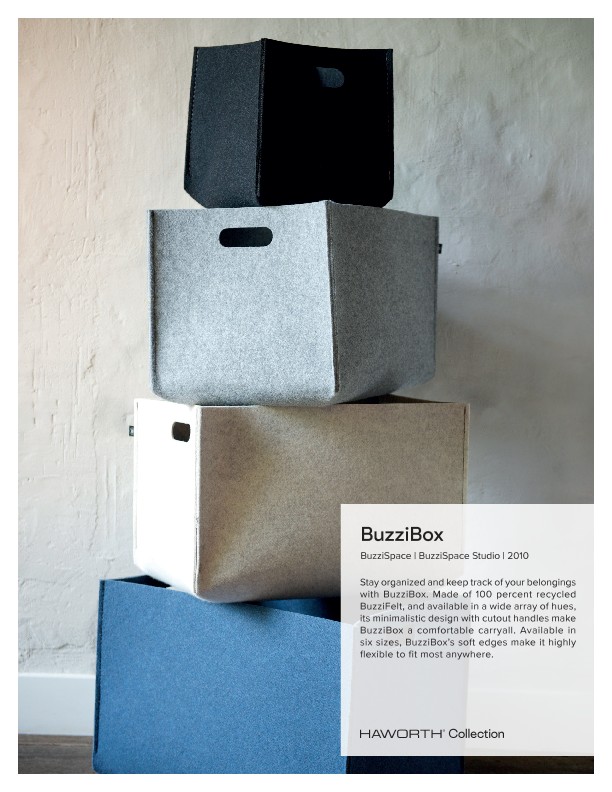 BuzziBox Product Sheet | Details Page | Haworth