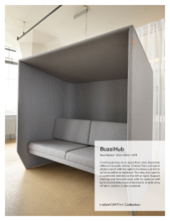 BuzziHub Product Sheet | Details Page | Haworth