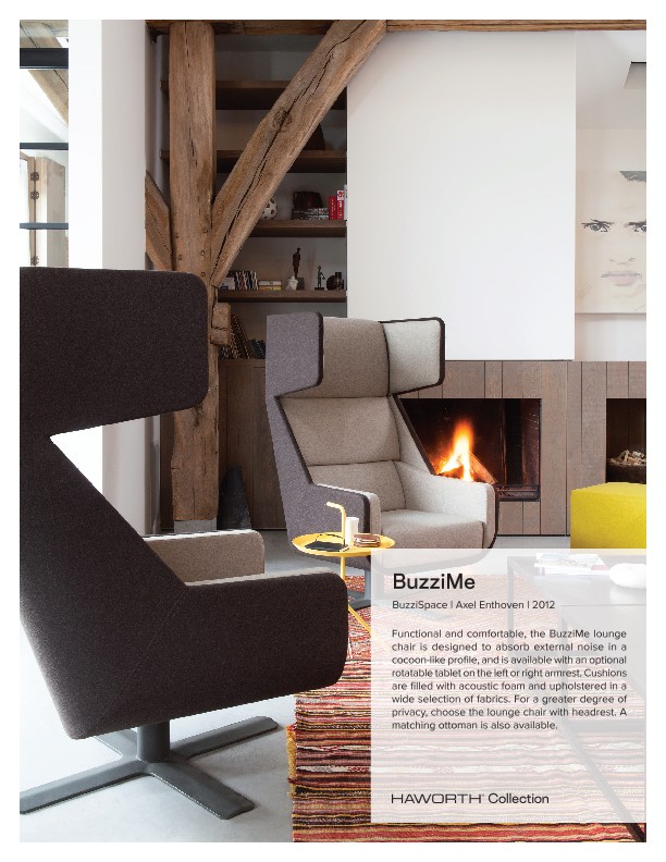 BuzziMe Product Sheet | Details Page | Haworth