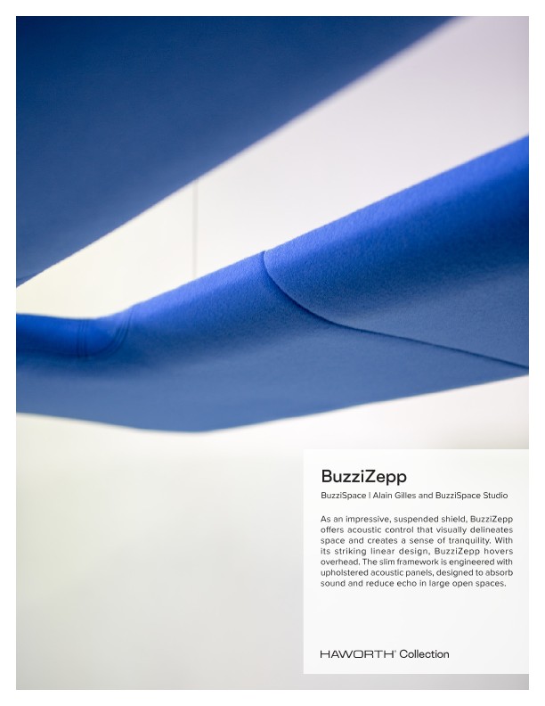 BuzziZepp Product Sheet | Details Page | Haworth