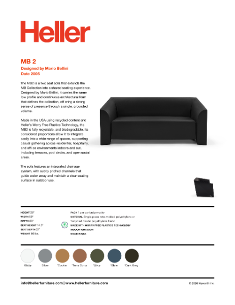 MB 2 Product Sheet | Details Page | Haworth