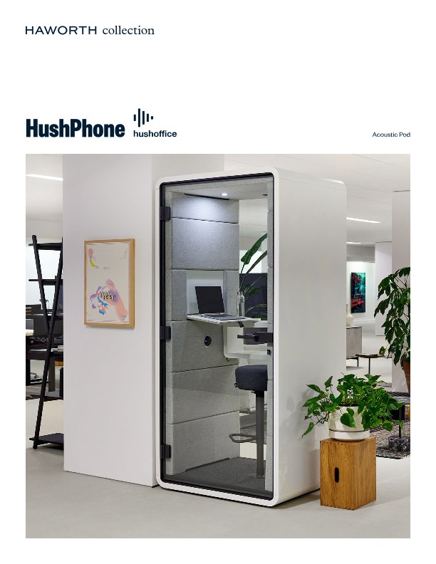 HushPhone Product Sheet | Details Page | Haworth