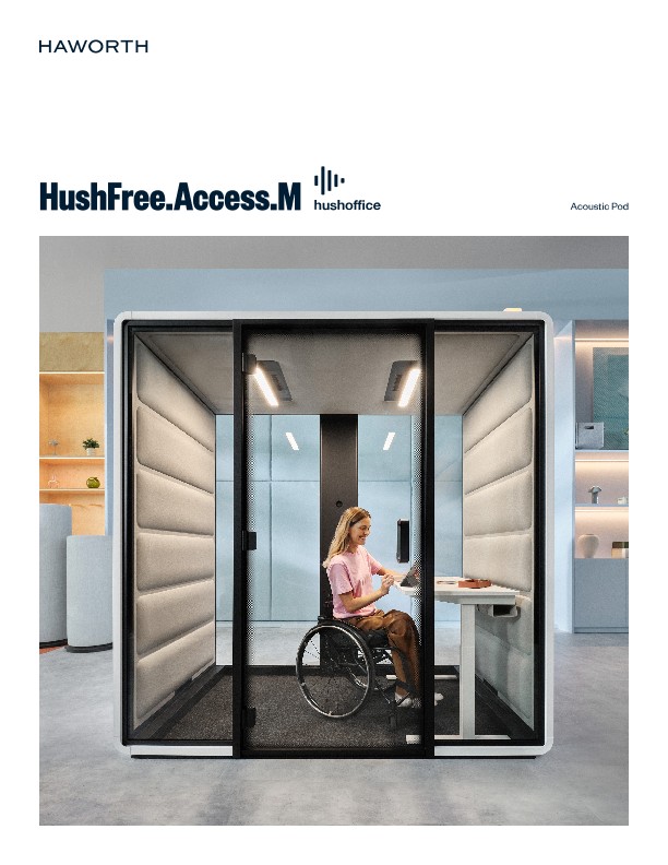 HushFree.Access.M Acoutic Pod Product Sheet | Details Page | Haworth